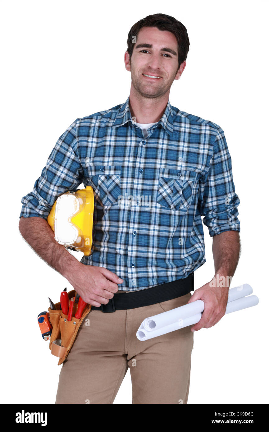 blue build architect Stock Photo - Alamy