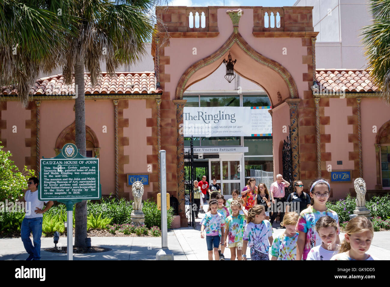 Florida,South,Sarasota,Ringling Estate,Ca’ d’Zan,mansion,John and Mable ...