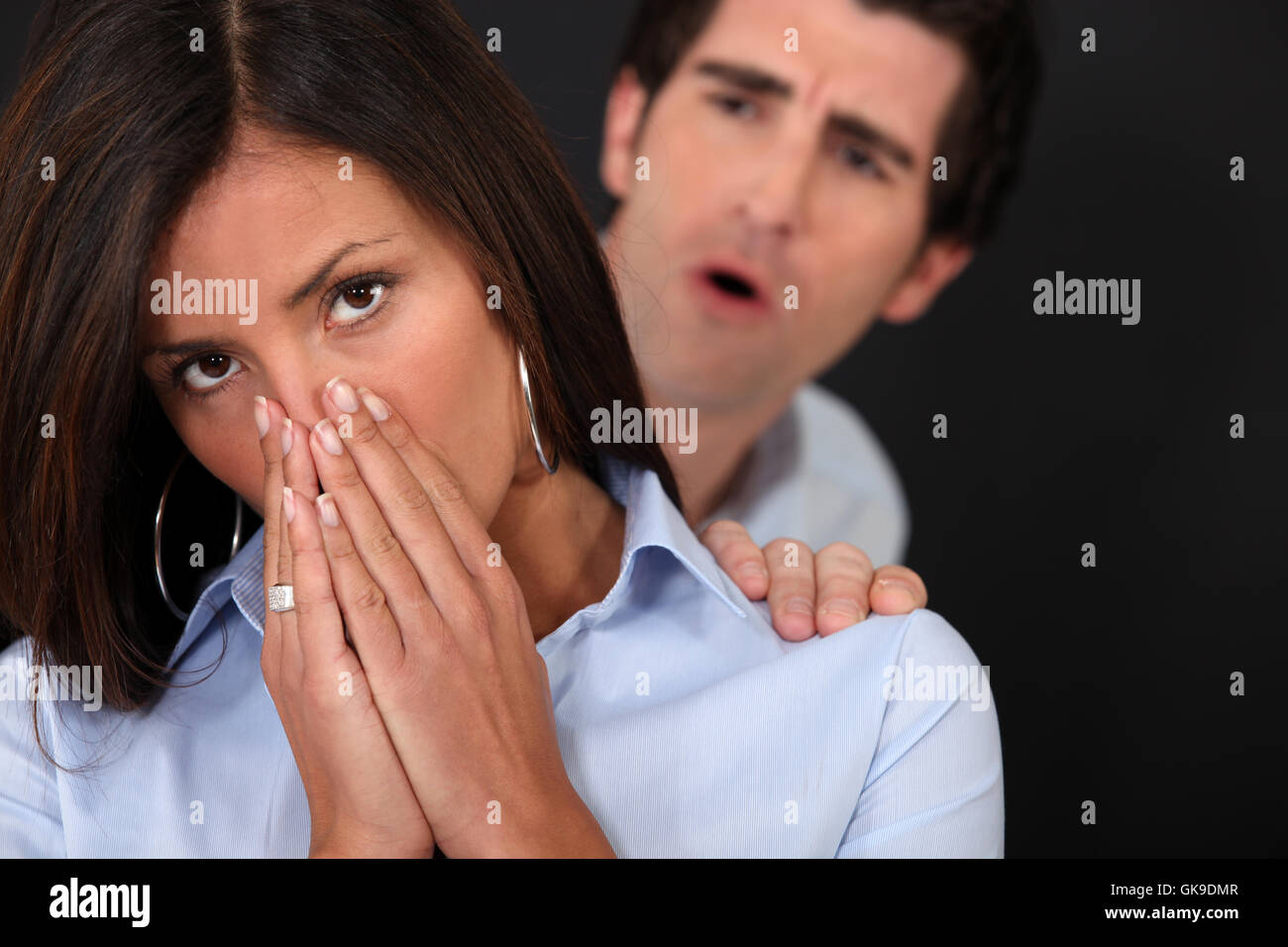 cold catarrh anger Stock Photo - Alamy