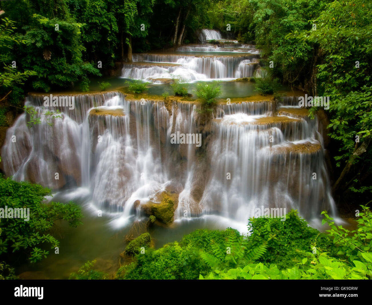 stream waterfall adventure Stock Photo - Alamy