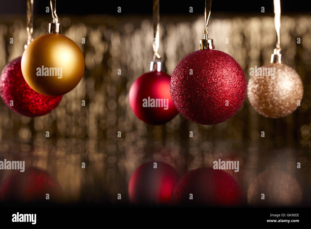 christmas bauble balls Stock Photo - Alamy