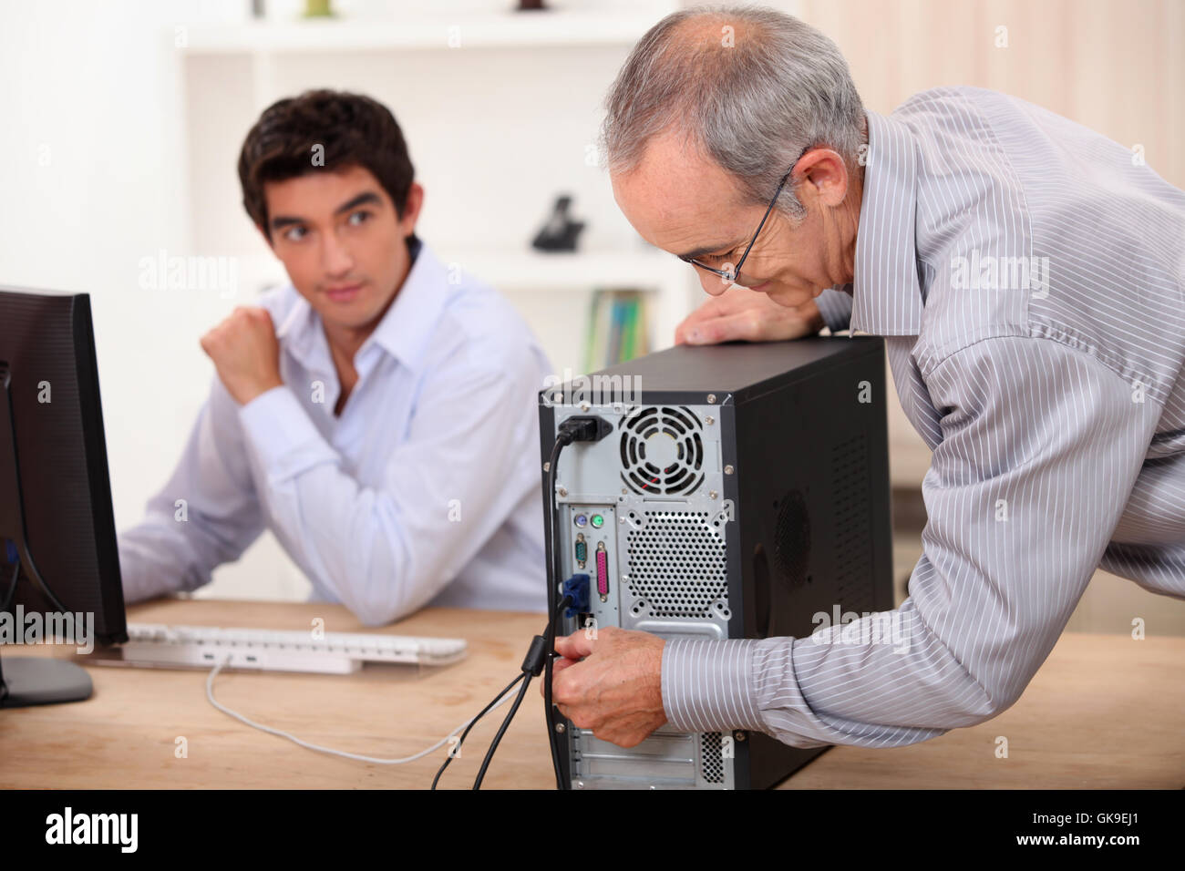 office old colleagues Stock Photo - Alamy