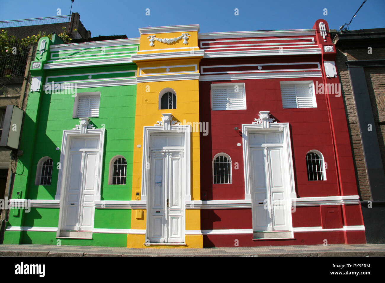 house building colour Stock Photo - Alamy