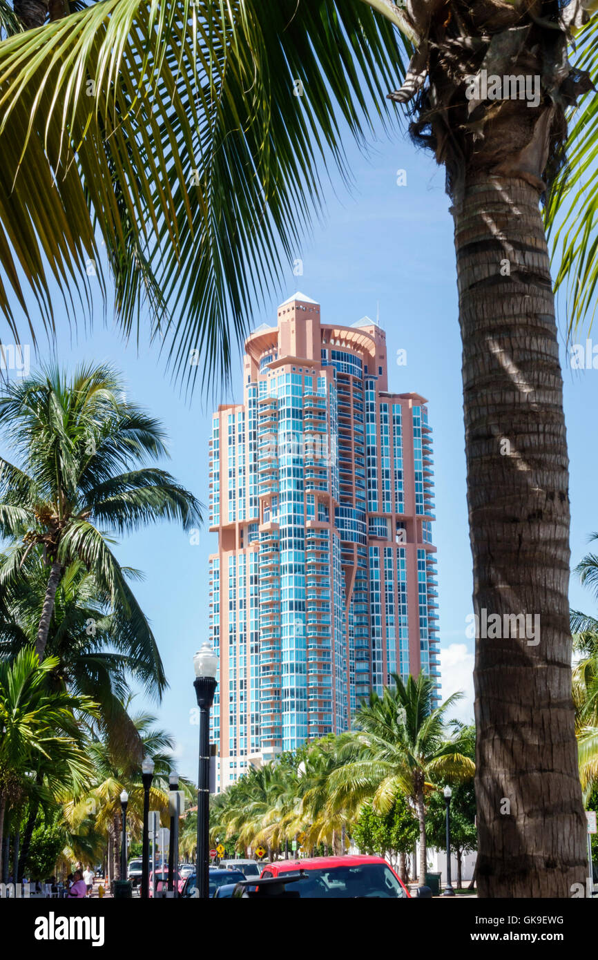 Miami Beach Florida,South Beach,SOFI,South Point,Portofino Tower ...