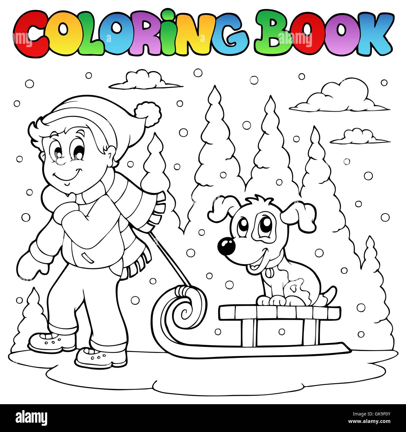 colour winter paint Stock Photo - Alamy