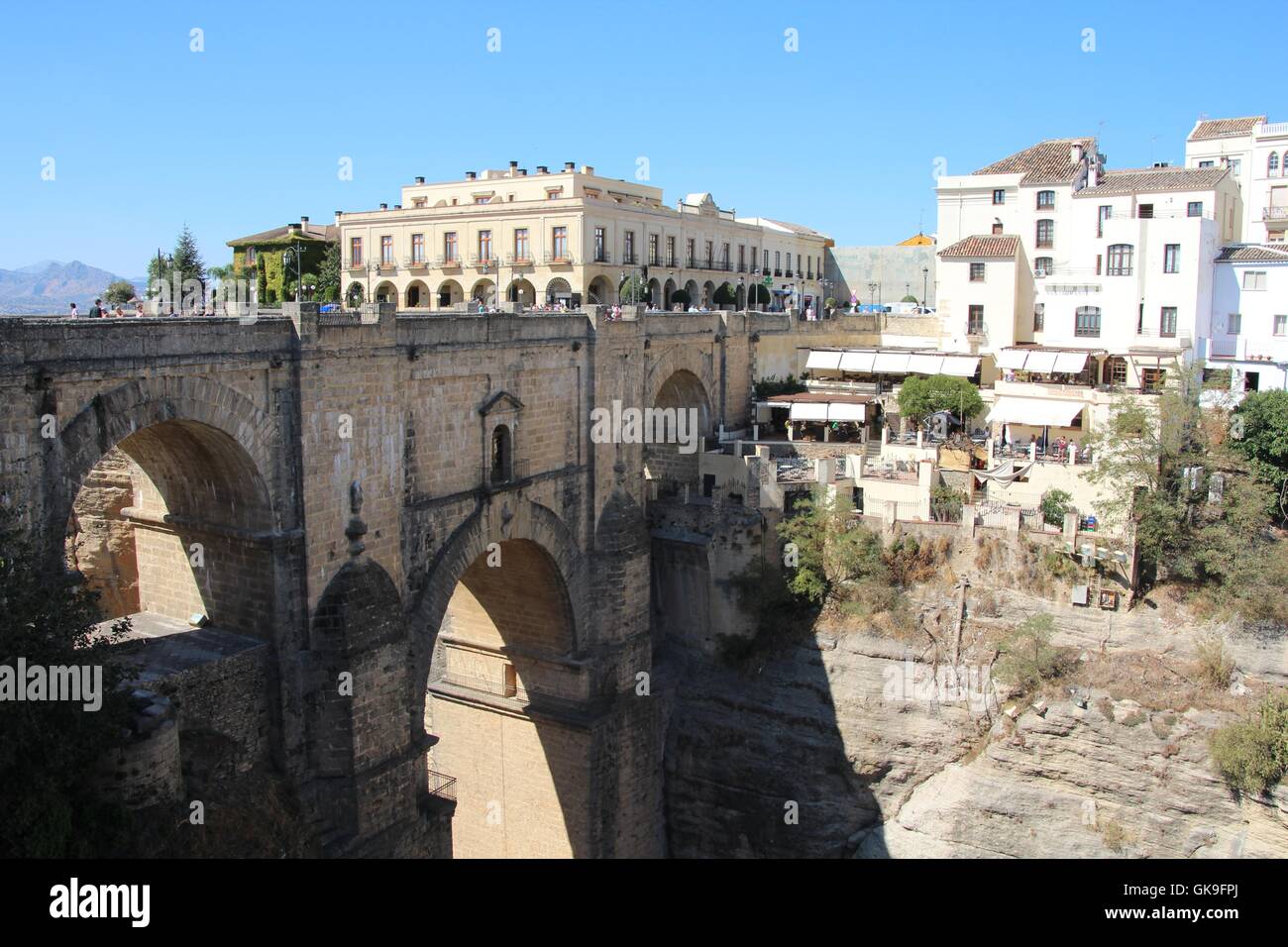 bridge old town spain Stock Photo - Alamy