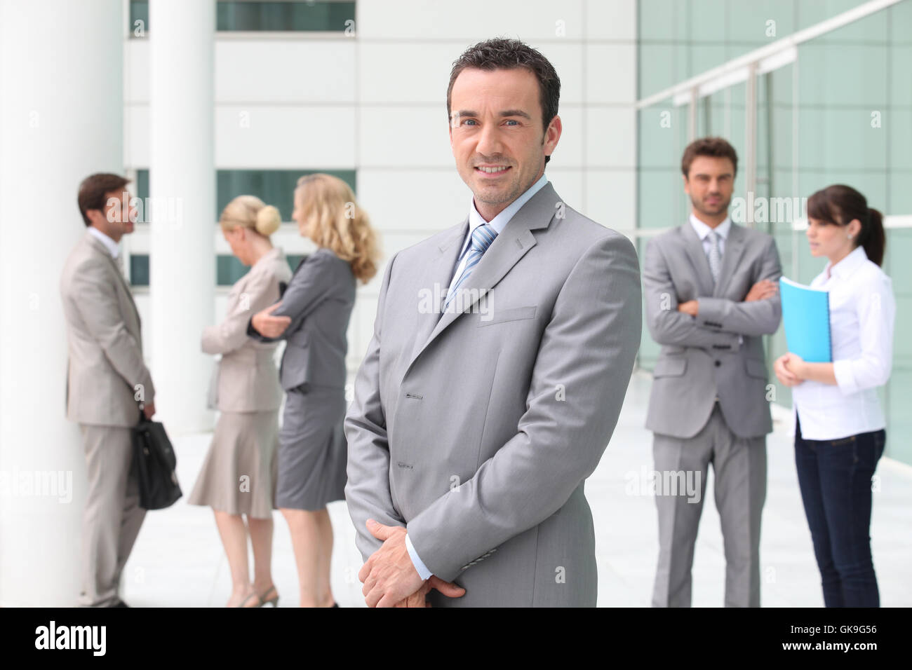Business people fire drill hi-res stock photography and images - Alamy