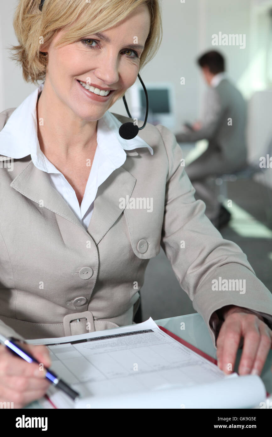 woman talk speaking Stock Photo - Alamy