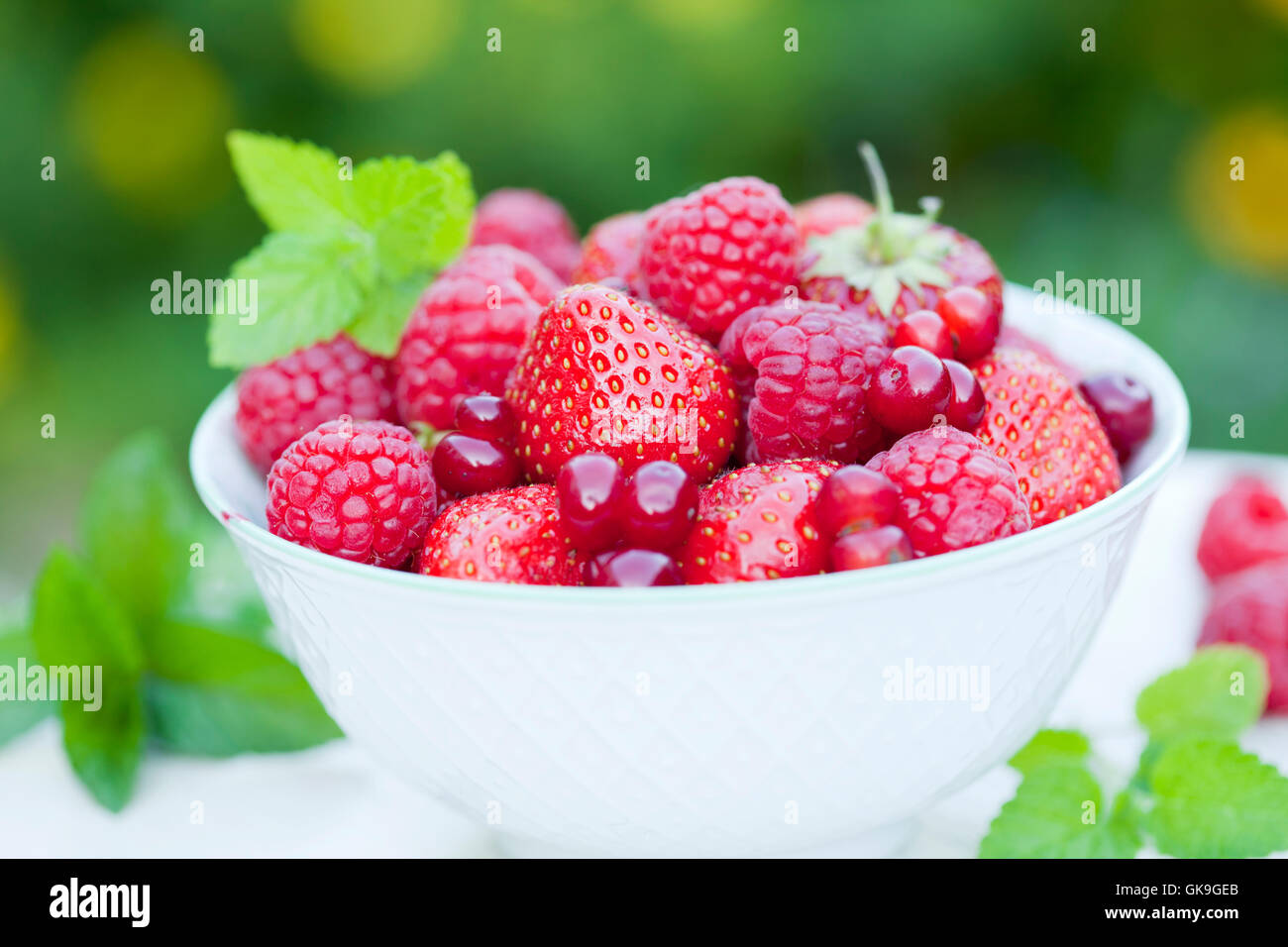 summer summerly raspberries Stock Photo - Alamy