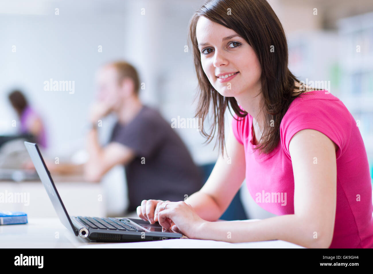 study books library Stock Photo - Alamy