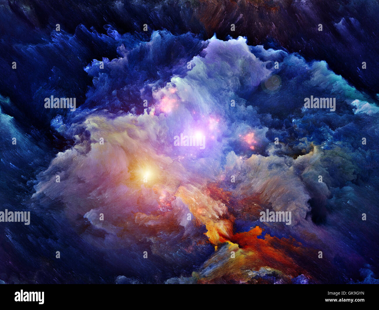 blue art composition Stock Photo - Alamy