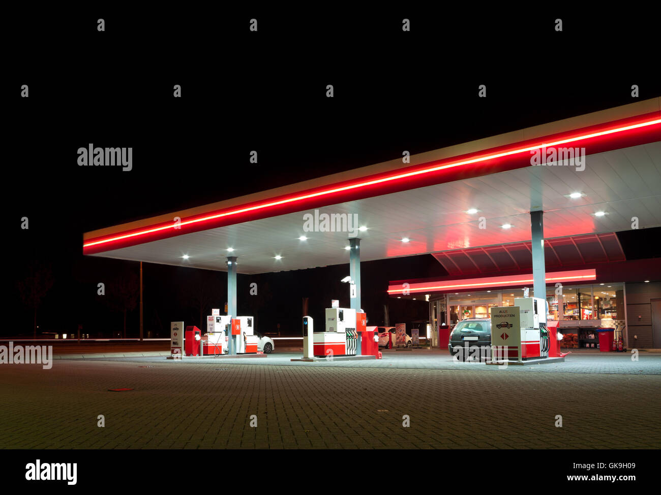 night nighttime energy Stock Photo - Alamy