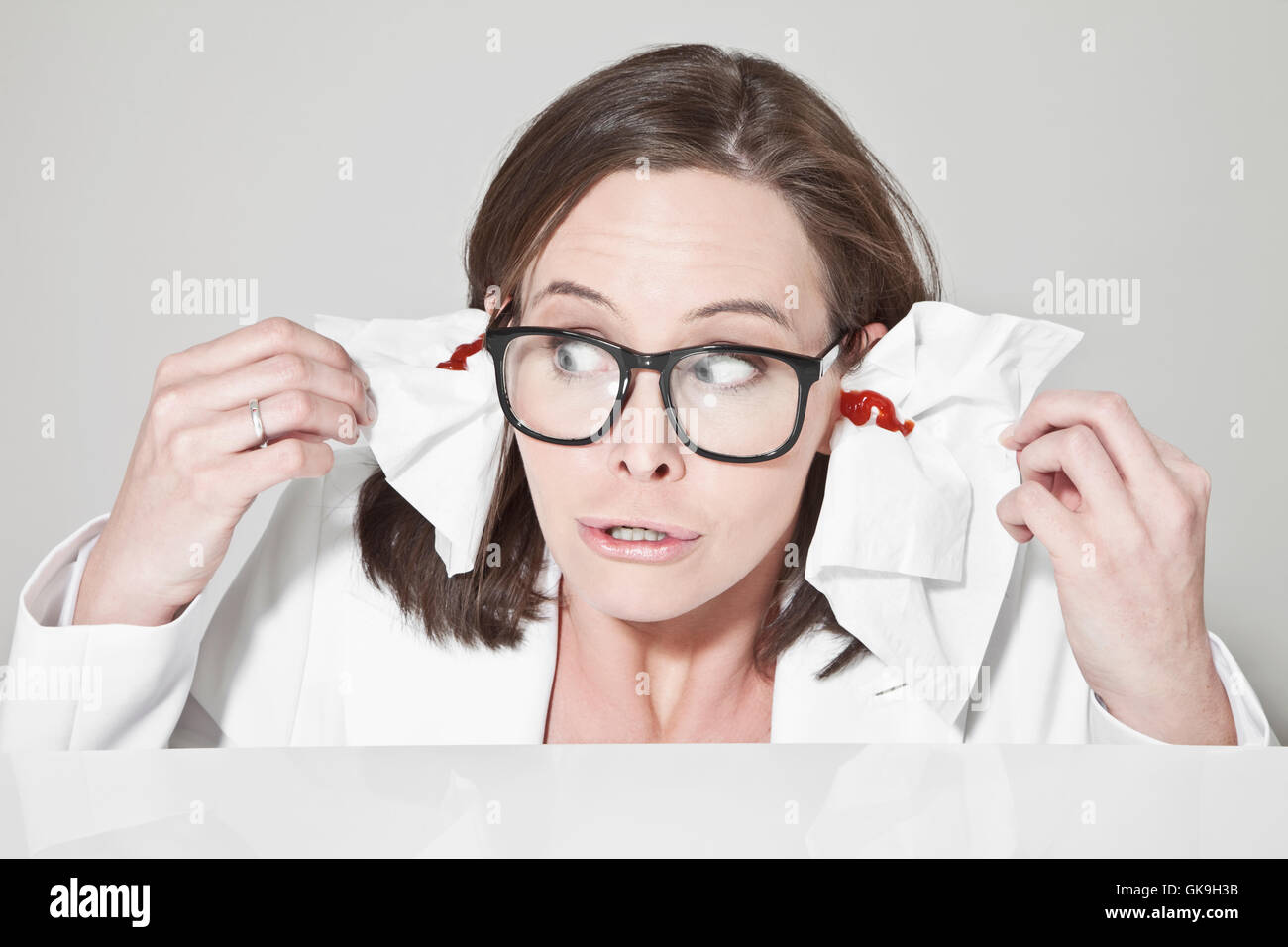 woman listen feeling Stock Photo - Alamy