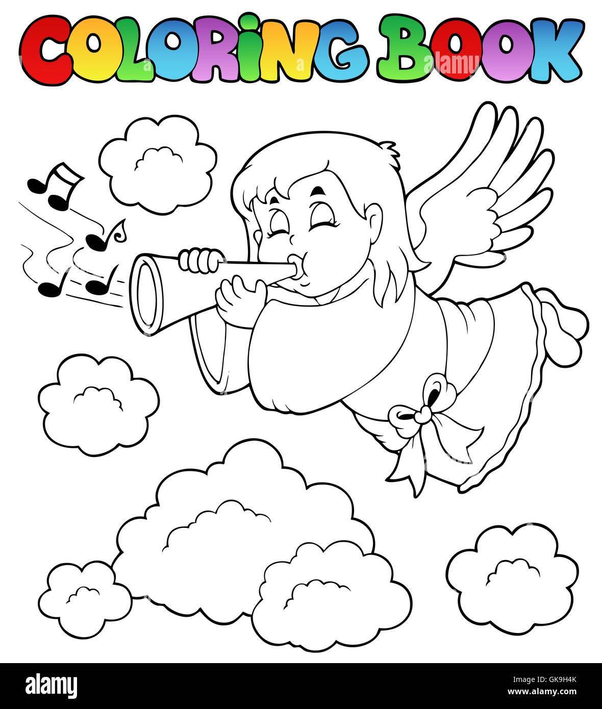 colour angel angels Stock Photo - Alamy