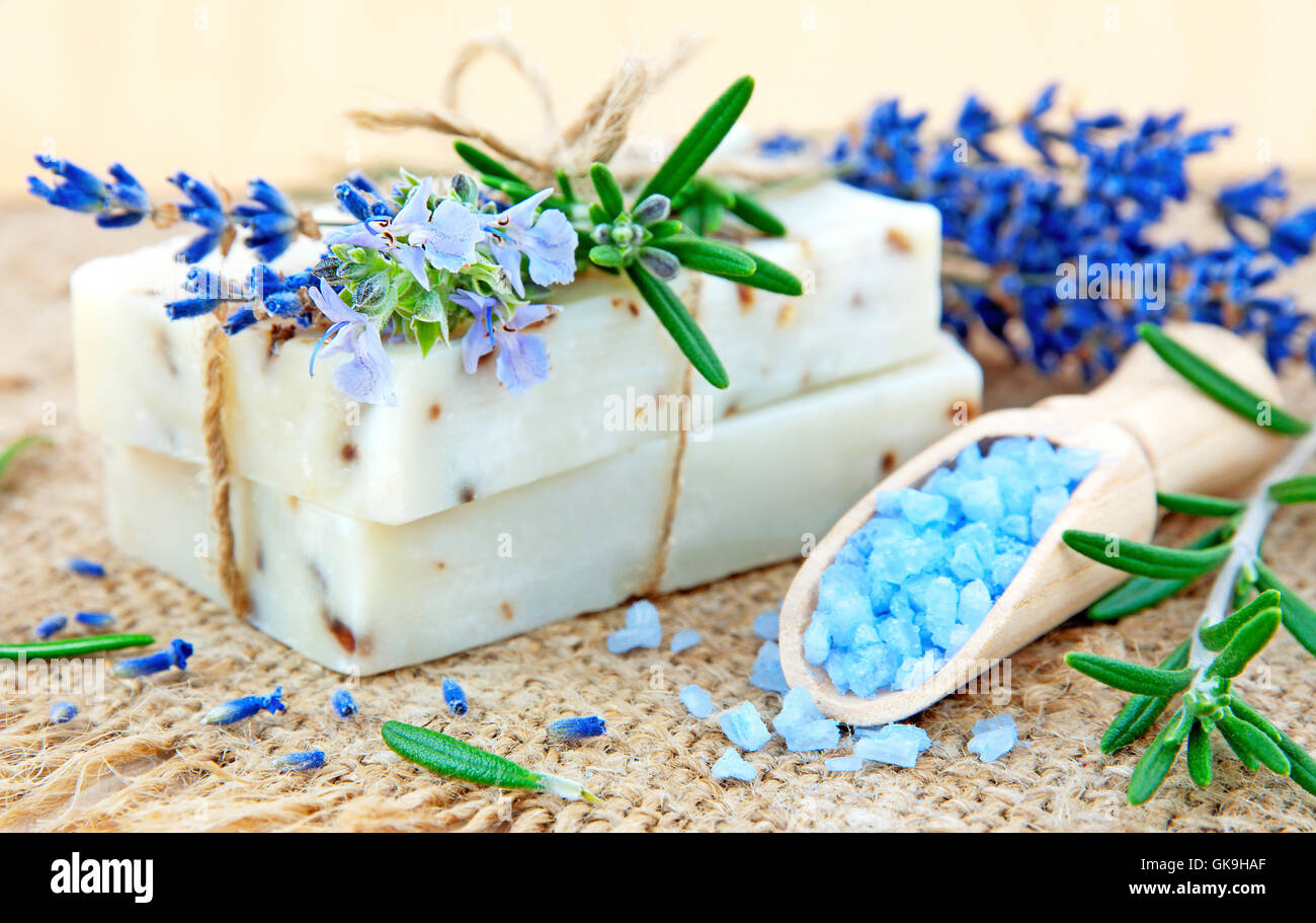 Blue salt health hi-res stock photography and images - Alamy