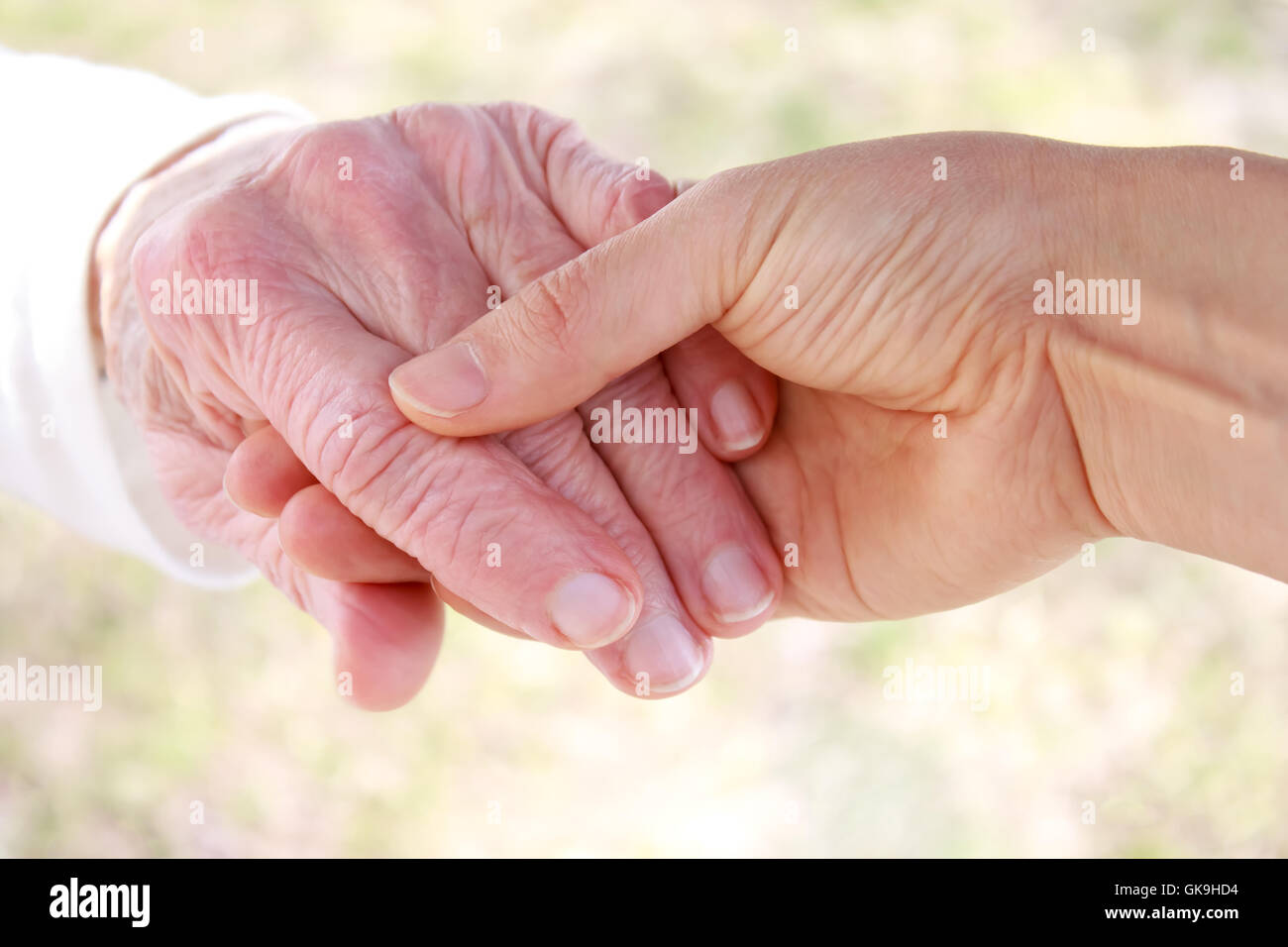 hand hands aging Stock Photo - Alamy