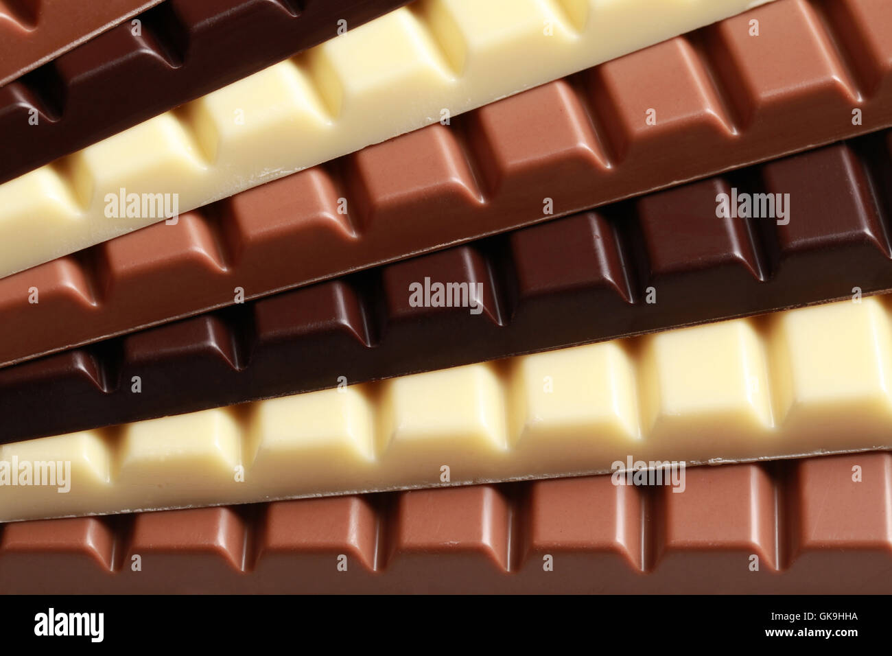 stack of chocolate Stock Photo - Alamy