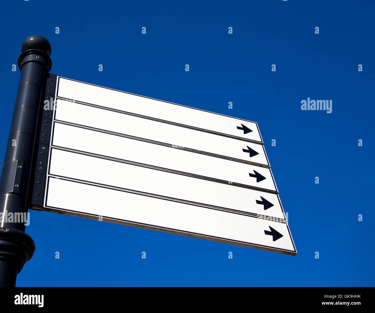 sign signal blue Stock Photo - Alamy
