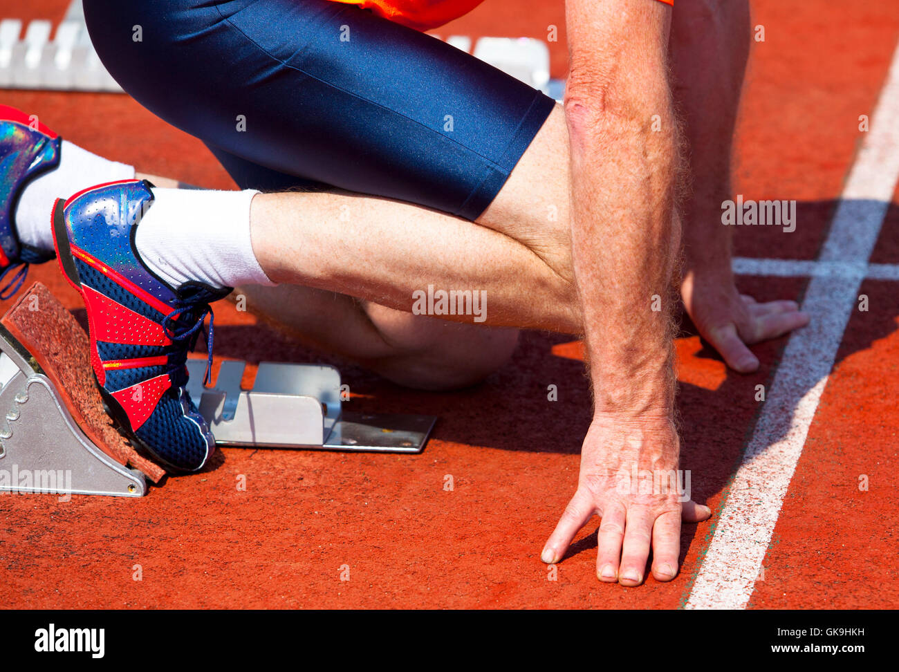 Male Sprinter Block High Resolution Stock Photography and Images - Alamy