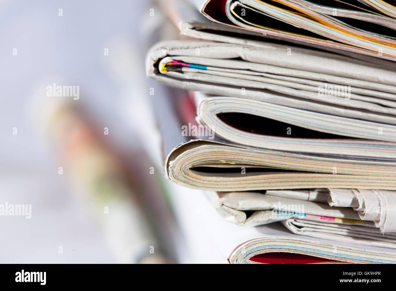 Old newspaper articles hi-res stock photography and images - Alamy