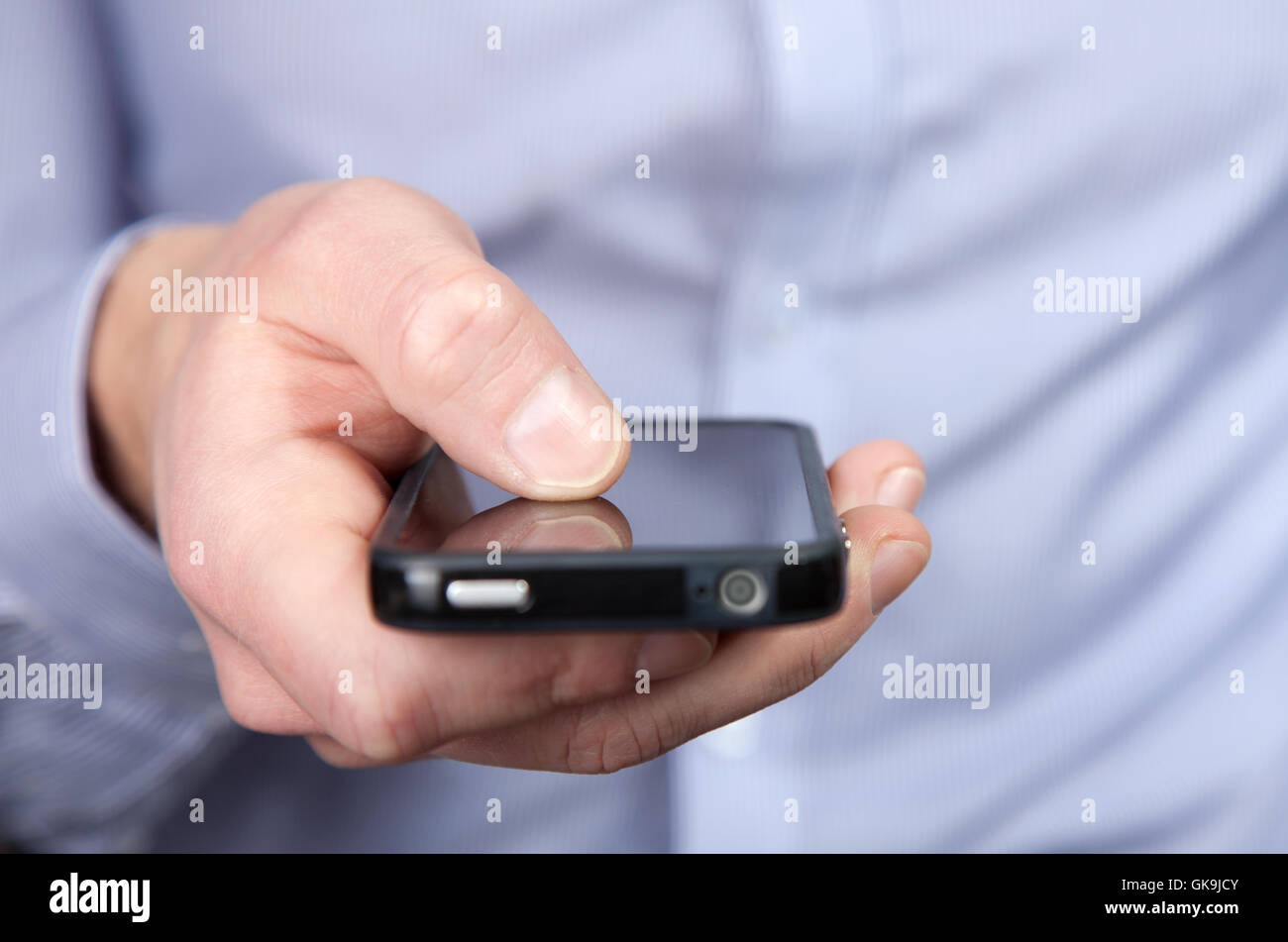 telephone phone finger Stock Photo - Alamy