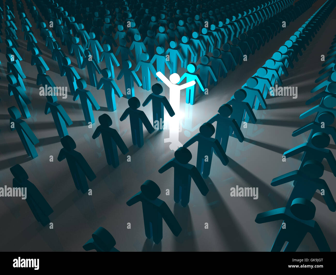 blue humans human beings Stock Photo - Alamy