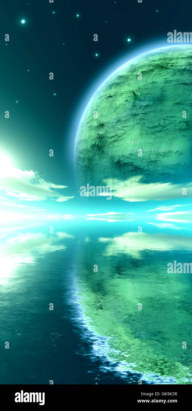 horizon space universe Stock Photo - Alamy
