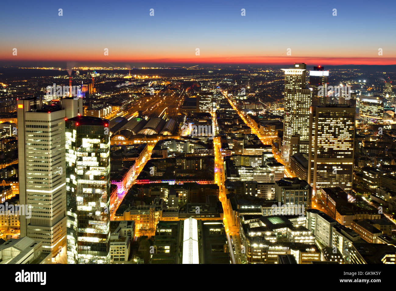 sunset germany german federal republic Stock Photo - Alamy