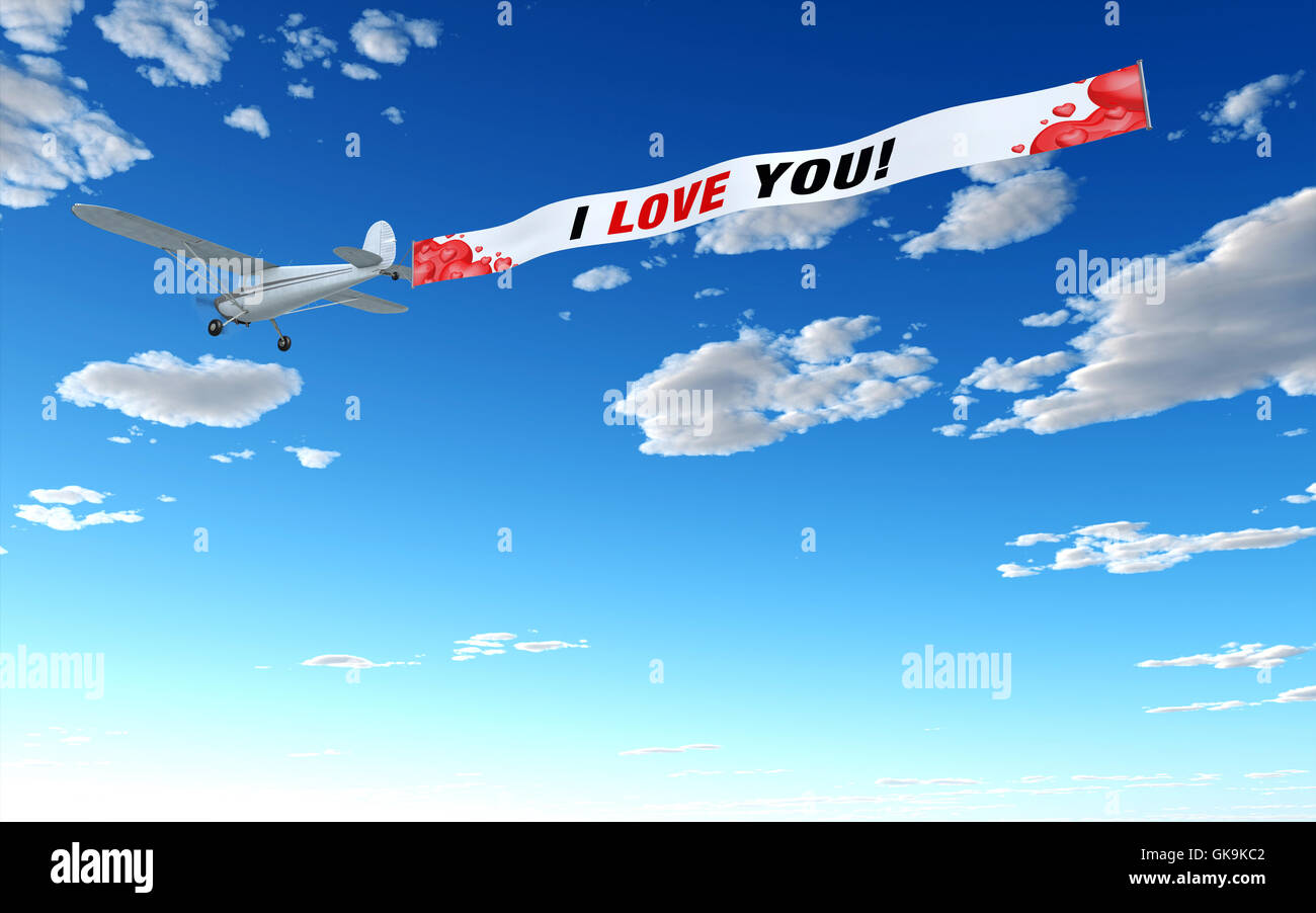 Marriage proposal airplane hi-res stock photography and images - Alamy