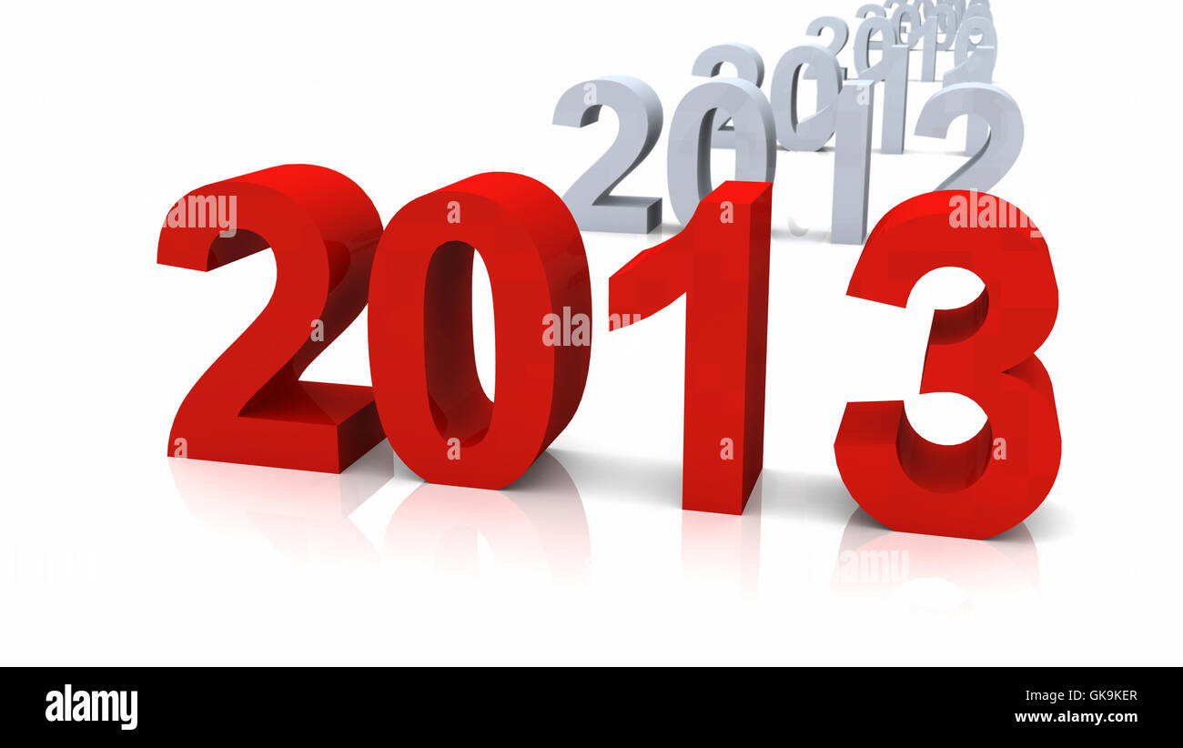 Silvesterkarte Cut Out Stock Images & Pictures - Alamy