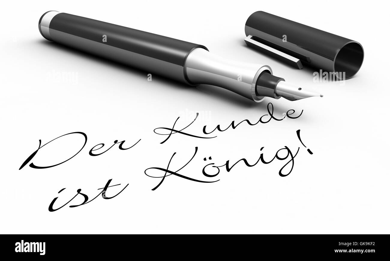 Customer king Black and White Stock Photos & Images - Alamy