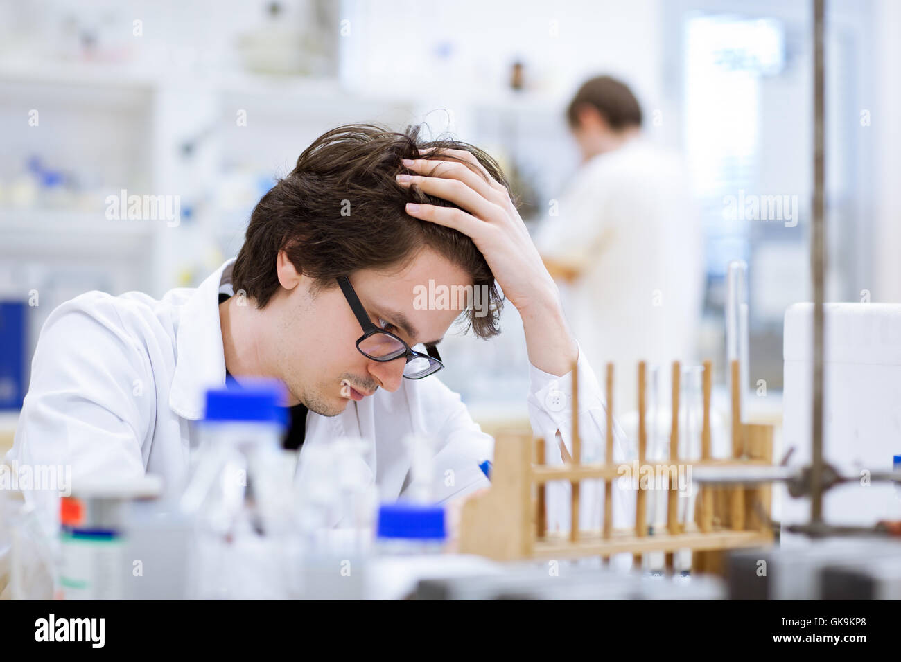 experiment science research Stock Photo - Alamy