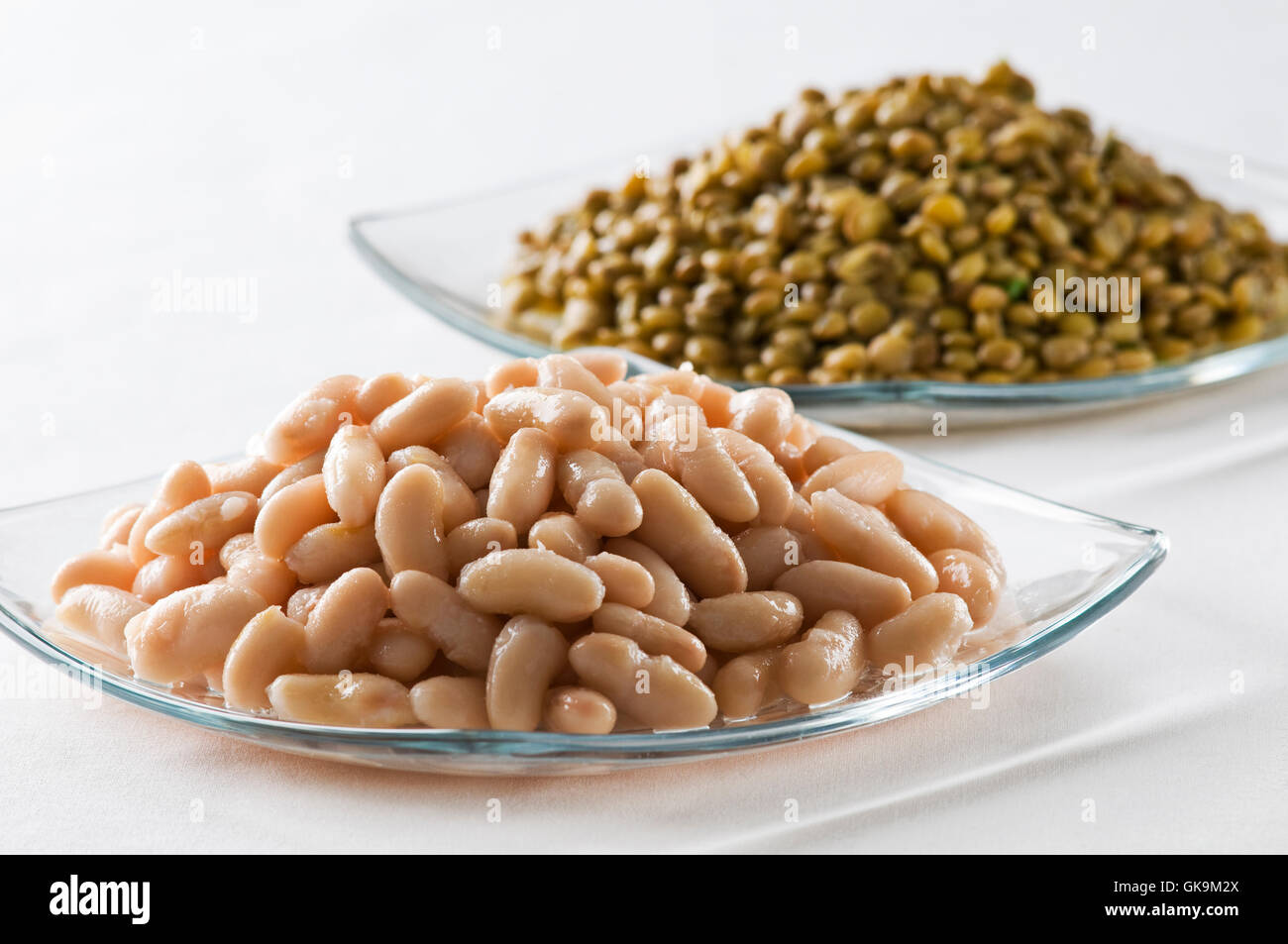 beans plate salad Stock Photo - Alamy