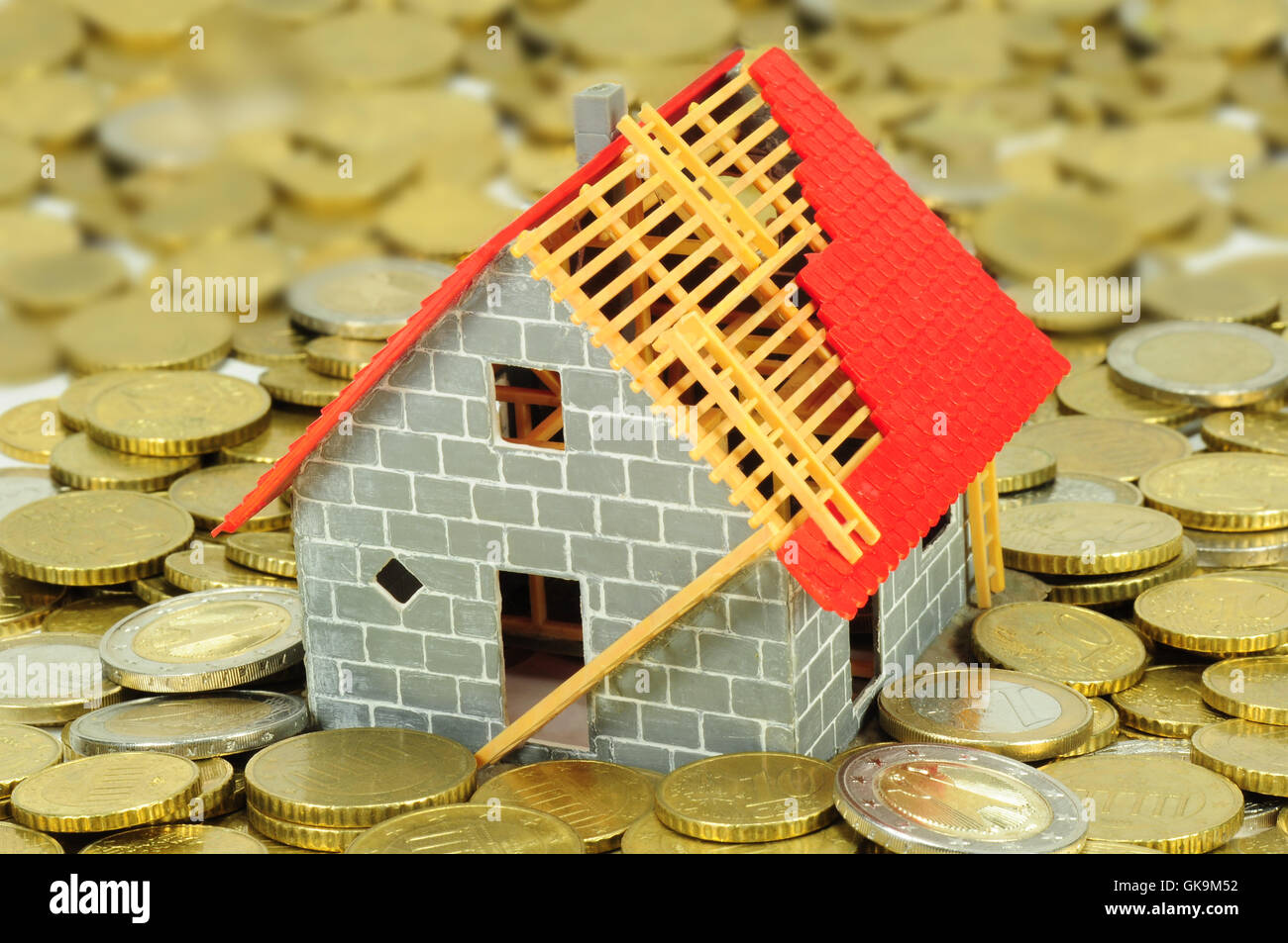 Coins construction hi-res stock photography and images - Alamy