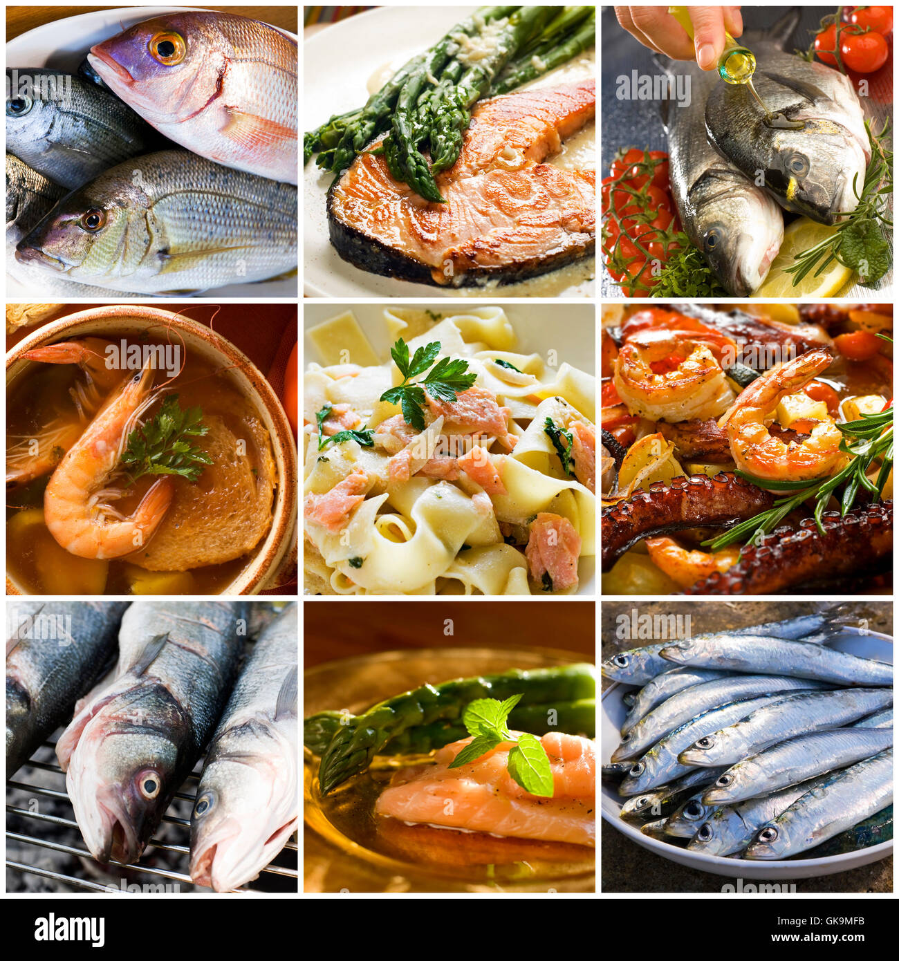 angle fish collage Stock Photo - Alamy