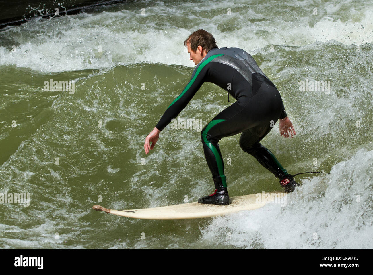 surfers on eisbach Stock Photo - Alamy