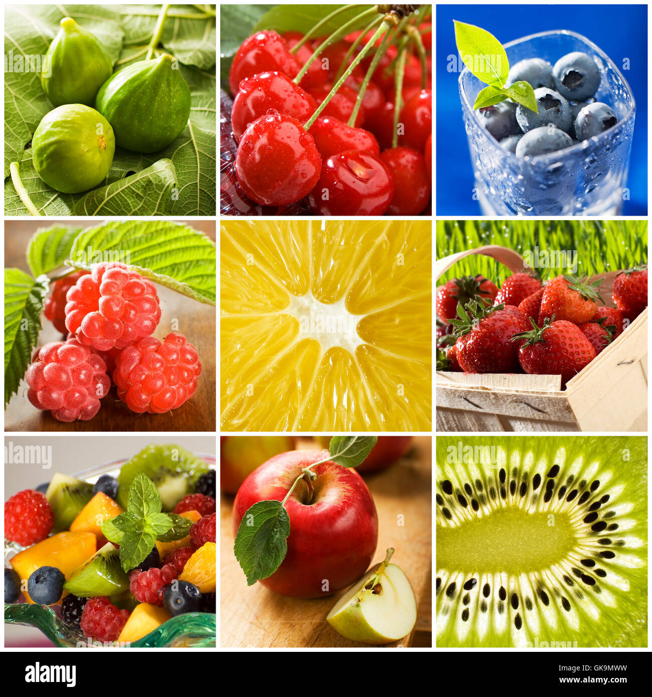 Collage of fruit hi-res stock photography and images - Alamy