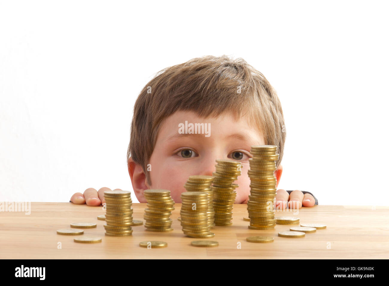 young experienced money towers Stock Photo - Alamy