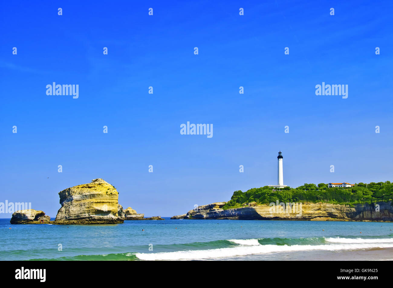 rock atlantic ocean salt water Stock Photo - Alamy