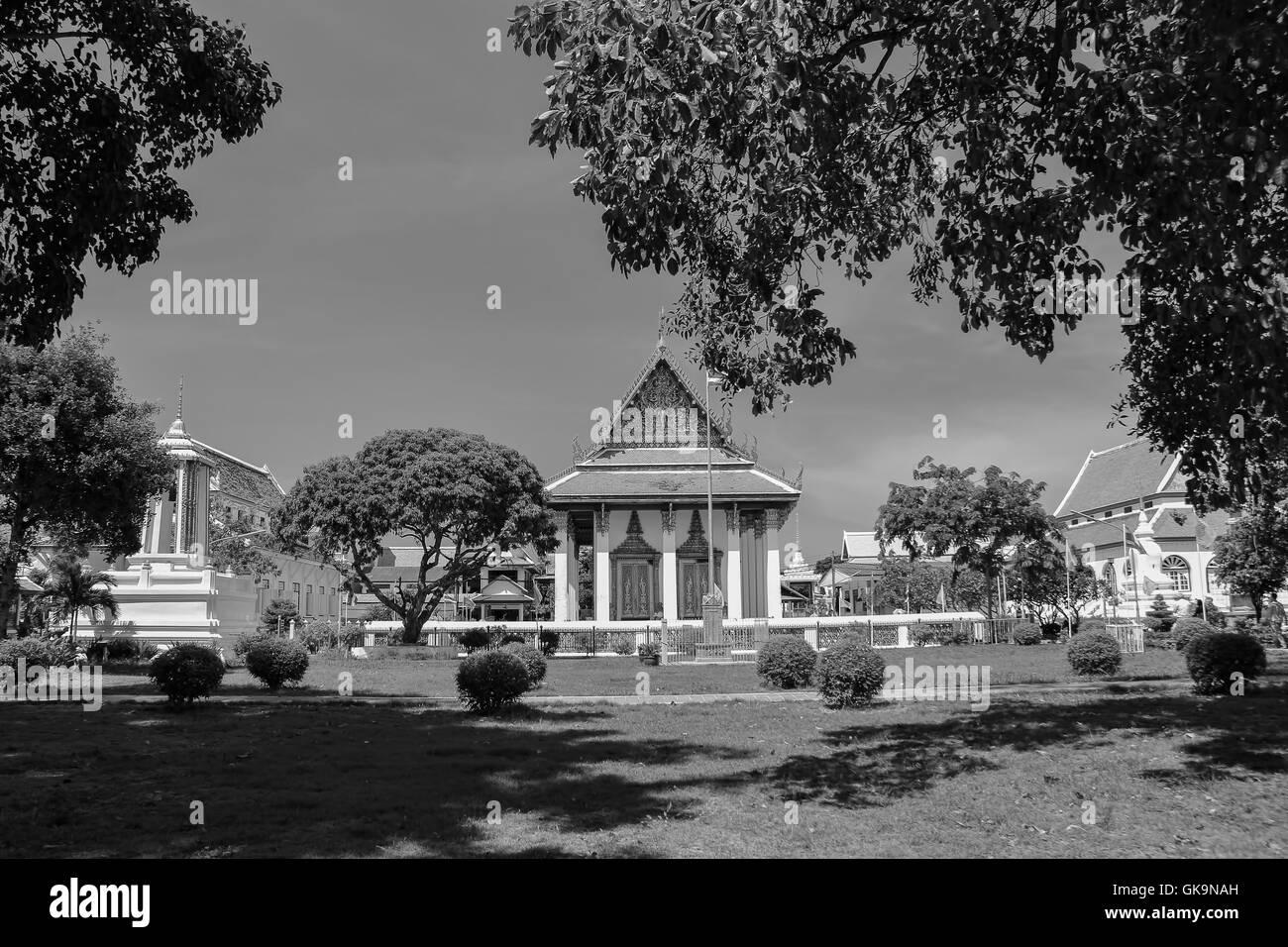 Temple, Middle Temple Rivas Songkhla Thailand Stock Photo - Alamy