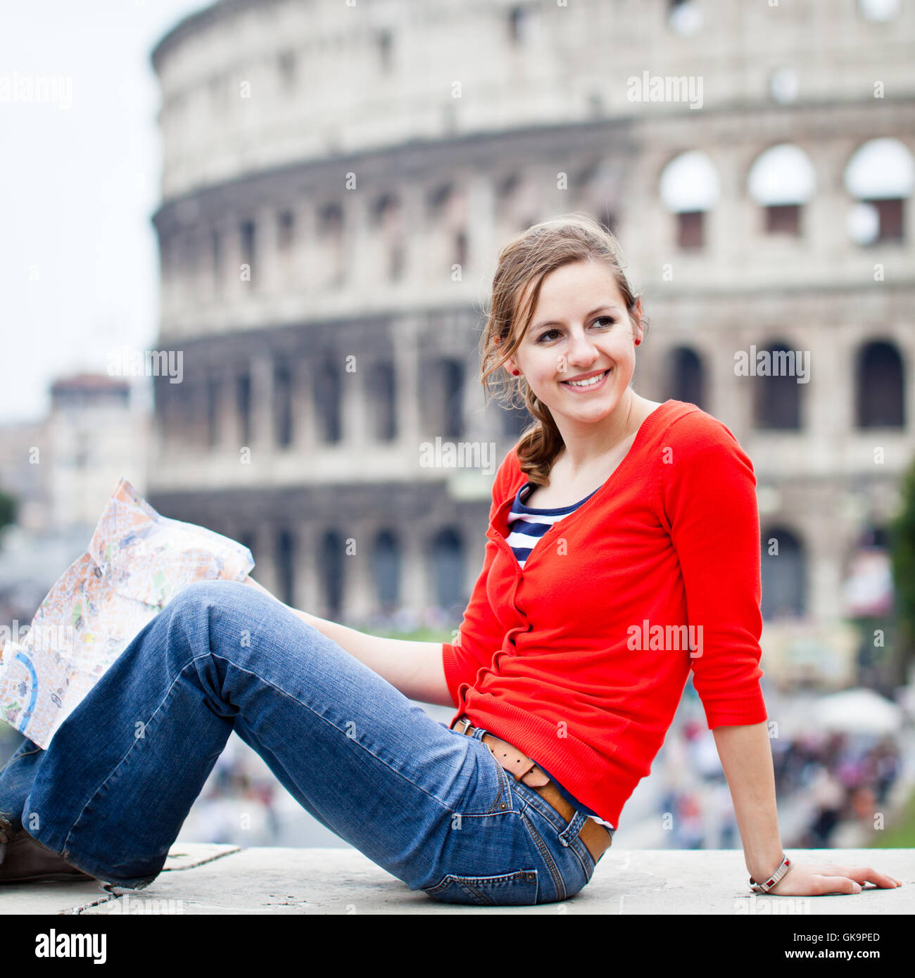 woman travel portrait Stock Photo - Alamy