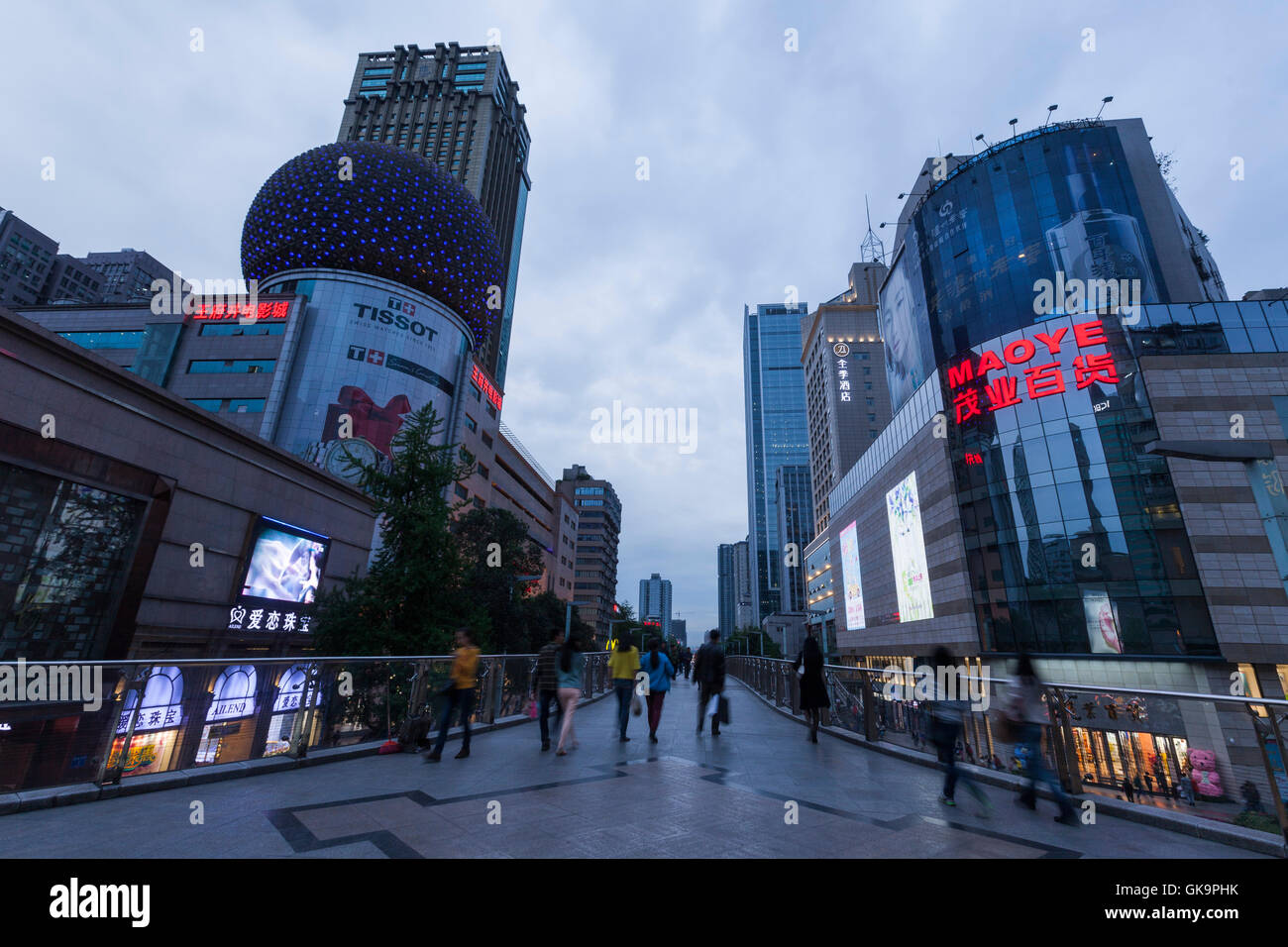 City skyline business style city appearance hi-res stock photography ...