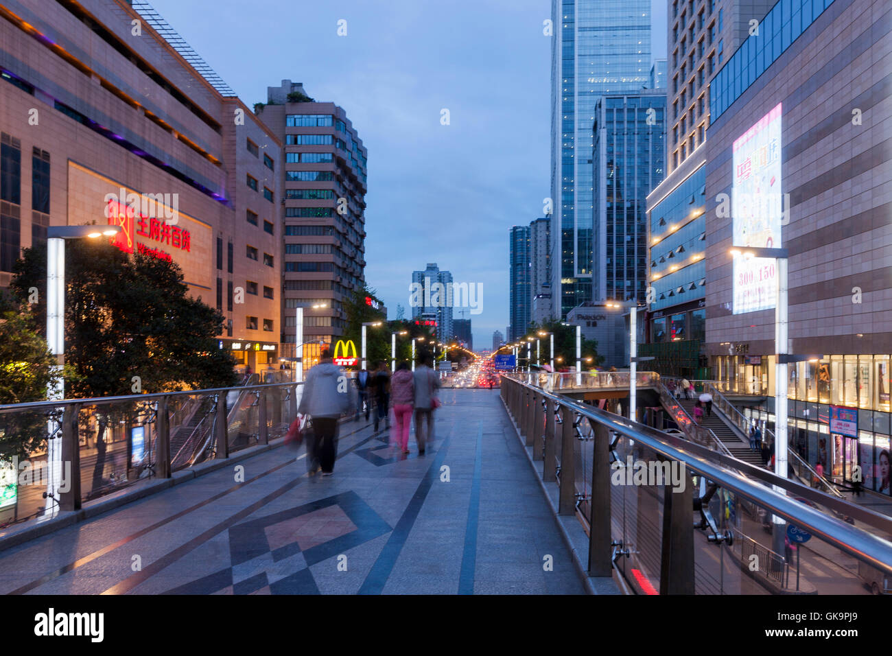 China Chengdu City Center Stock Photo - Alamy
