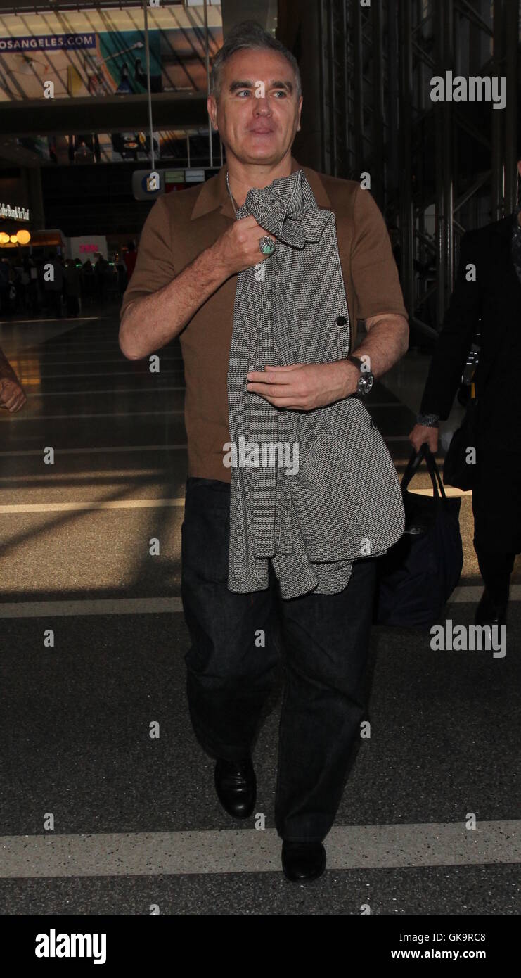 Morrissey arrives at Los Angeles International Airport Featuring ...