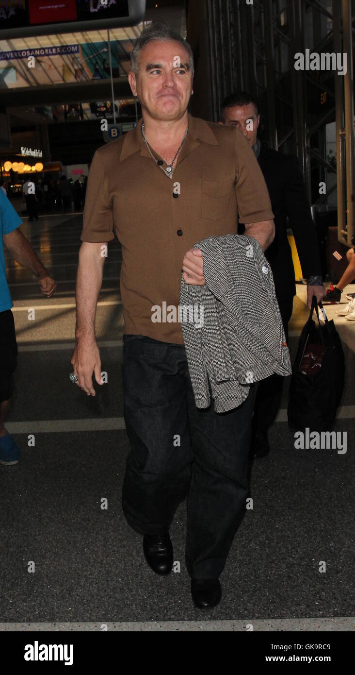 Morrissey arrives at Los Angeles International Airport Featuring ...