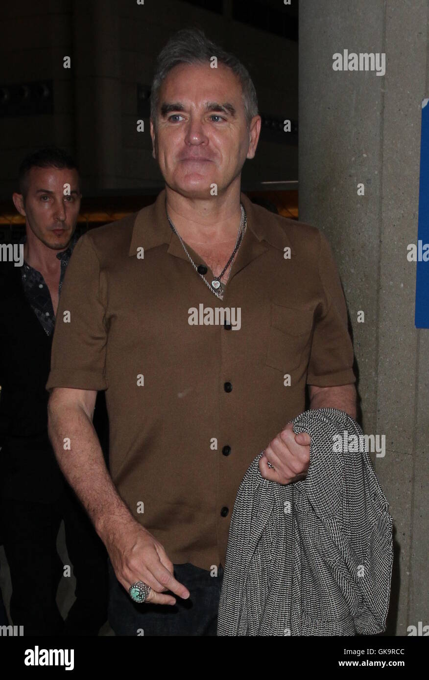 Morrissey arrives at Los Angeles International Airport Featuring ...