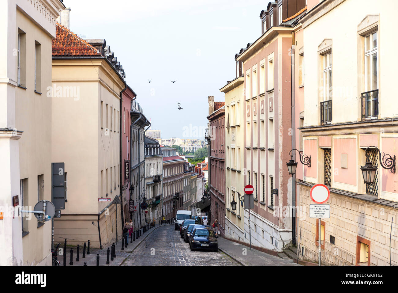 Warsaw mazowiecka street hi-res stock photography and images - Alamy