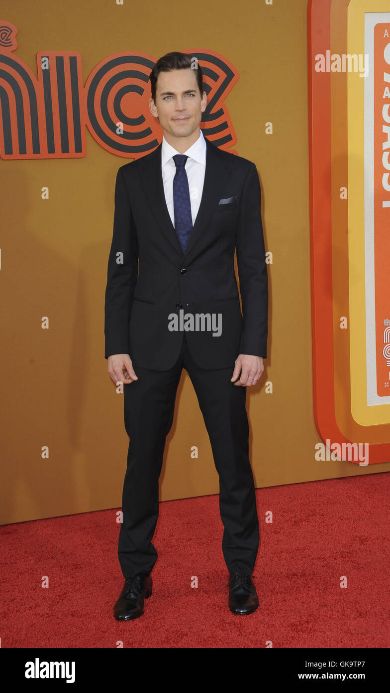 Premiere of 'The Nice Guys' at TCL Chinese Theatre Featuring: Matt ...