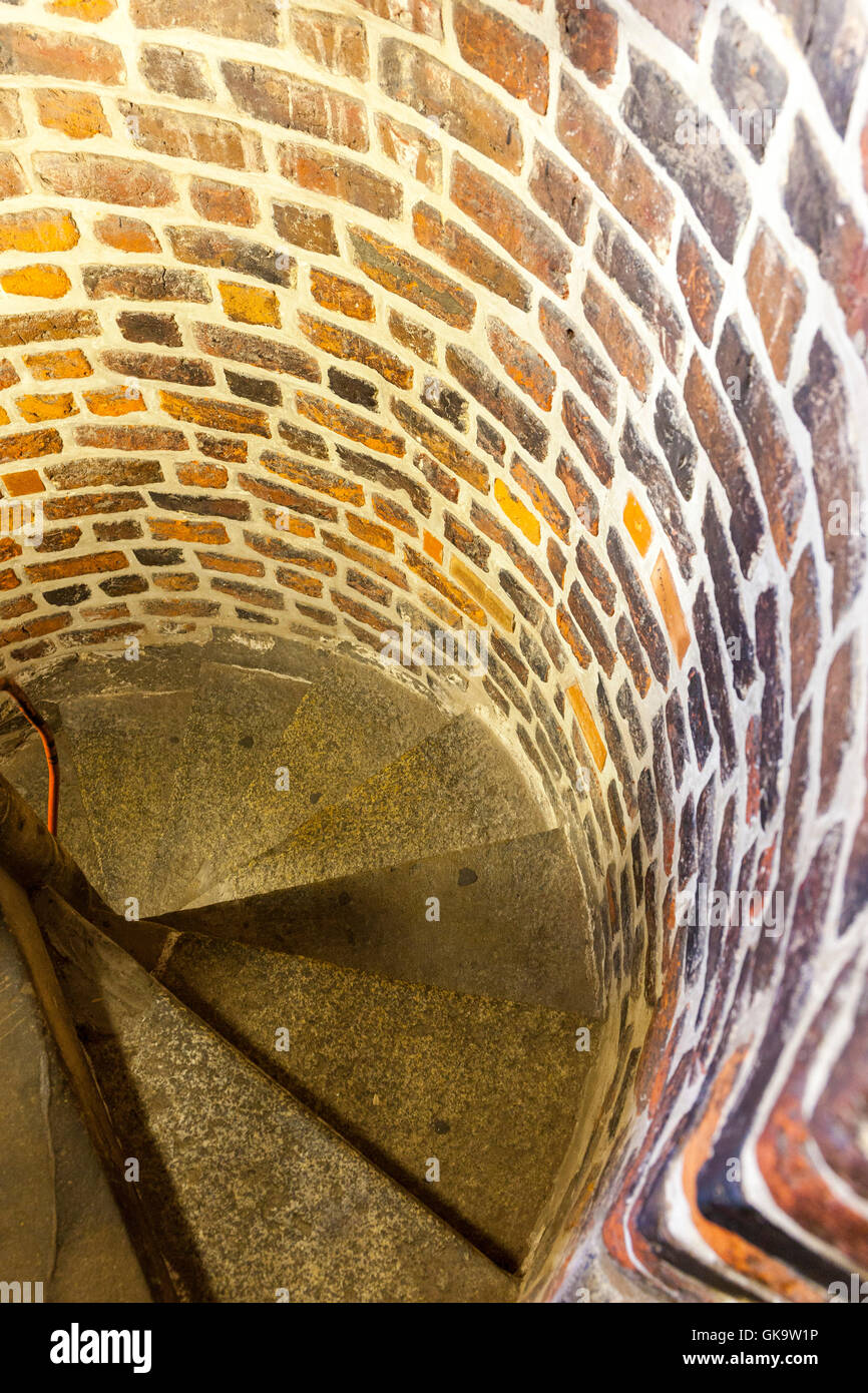 Old spiral staircase Stock Photo - Alamy