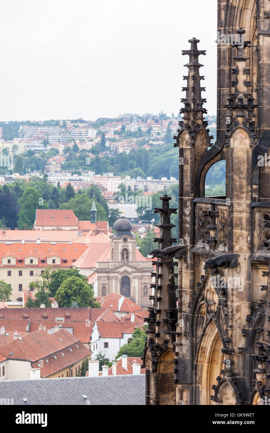 Aerial view of Prague Stock Photo - Alamy